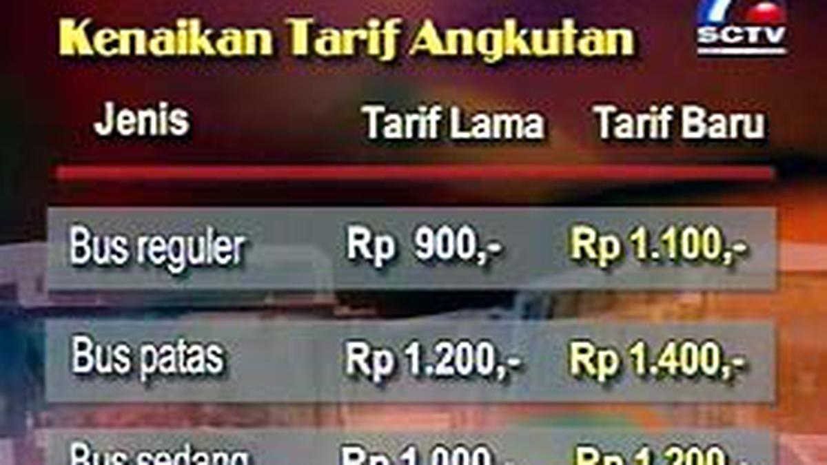 Hari Ini Tarif Bus di Jakarta Naik - News Liputan6.com