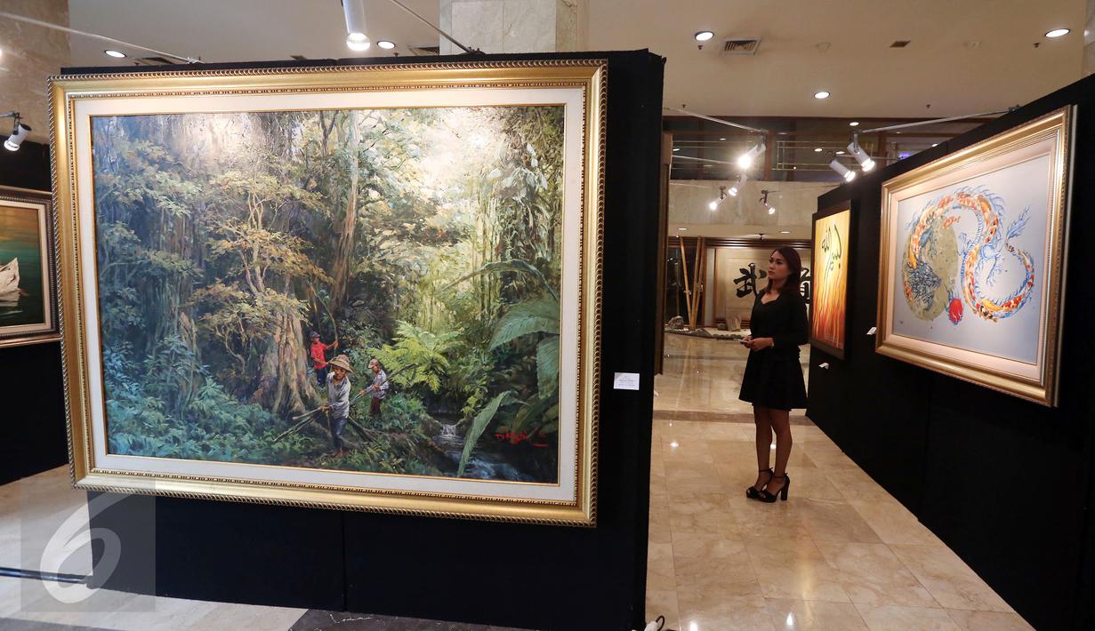 Pameran Lukisan Indah Negeriku, Damai Bangsaku - Foto Liputan6.com