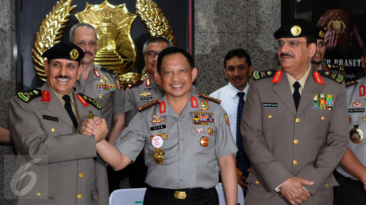 Kapolri Terima Kunjungan Kepala Kepolisian Arab Saudi - Foto Liputan6.com