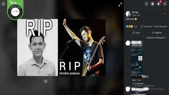 Cek Fakta: Viral Meme Bondan Prakoso Meninggal Dunia, Ini Faktanya ...