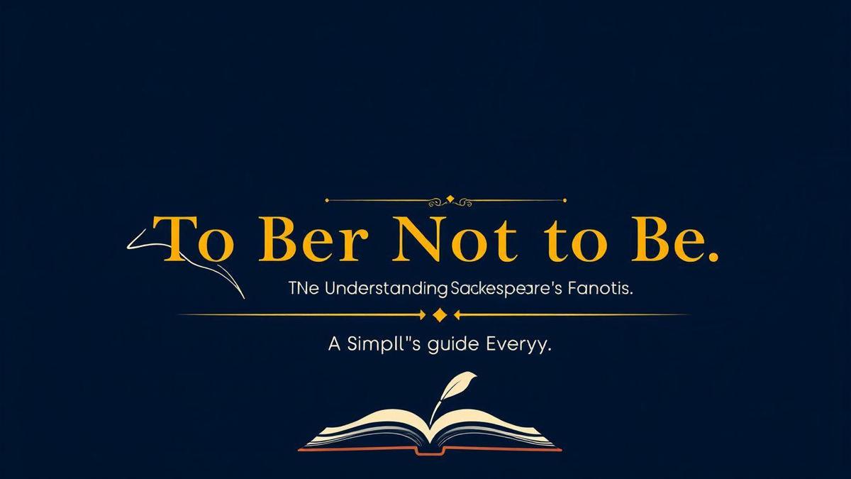 Understanding the To Be or Not to Be Quote: Simple Guide for Everyone