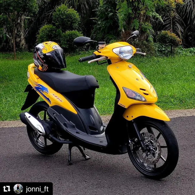 10 Potret Modifikasi Yamaha Mio Sporty Ini Bikin Kepincut, Dulu Motor ...