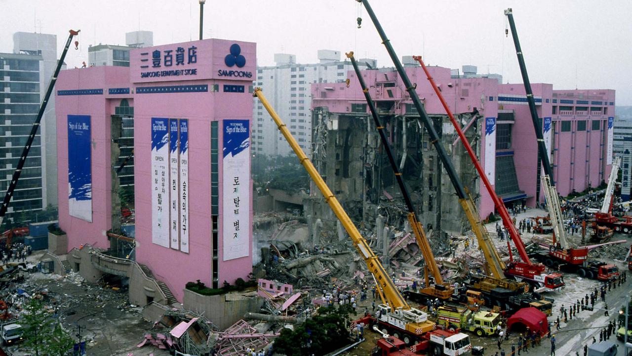 29 Juni 1995 Tragedi Sampoong Department Store Runtuhnya Gedung 5