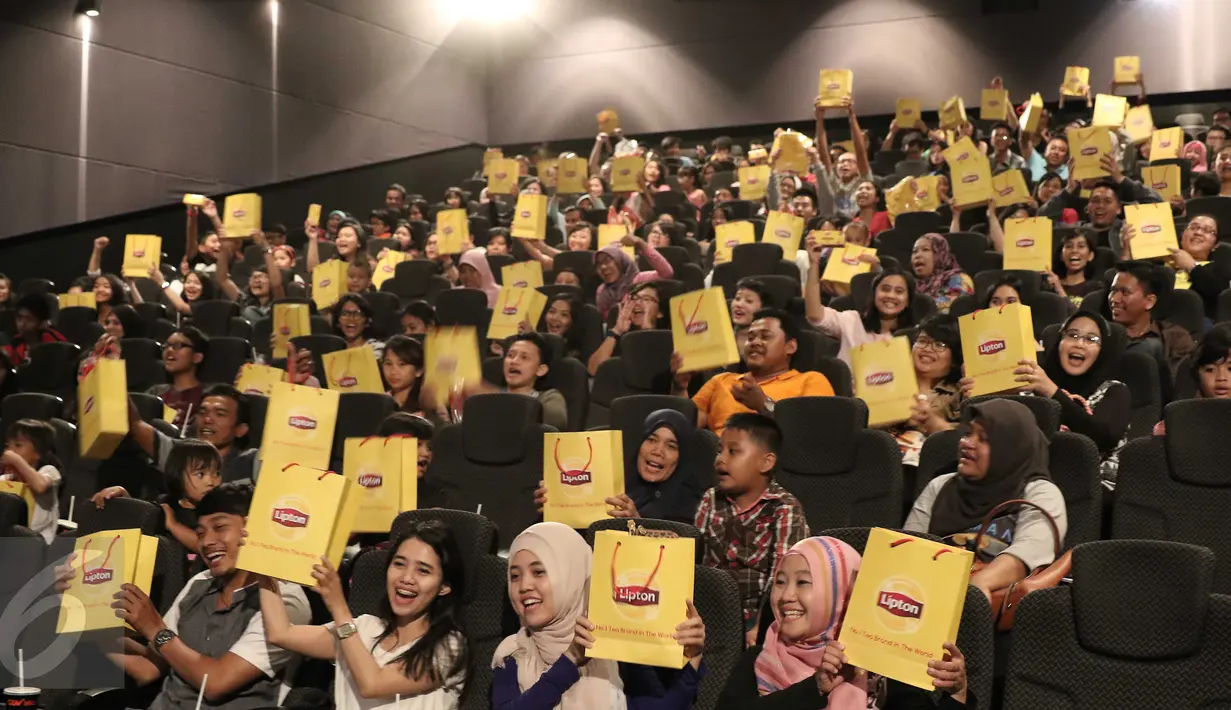 Nobar Alvin and The Chipmunk Bareng Cinemaholic dan Lipton - Foto Liputan6.com