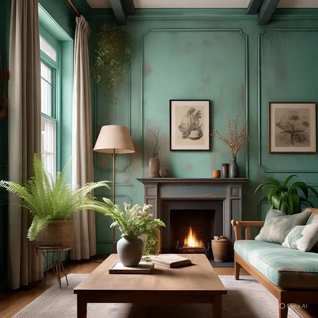 10 Inspirasi Cat Rumah Warna Ijo Tosca Terkini yang Menyegarkan - Hot ...