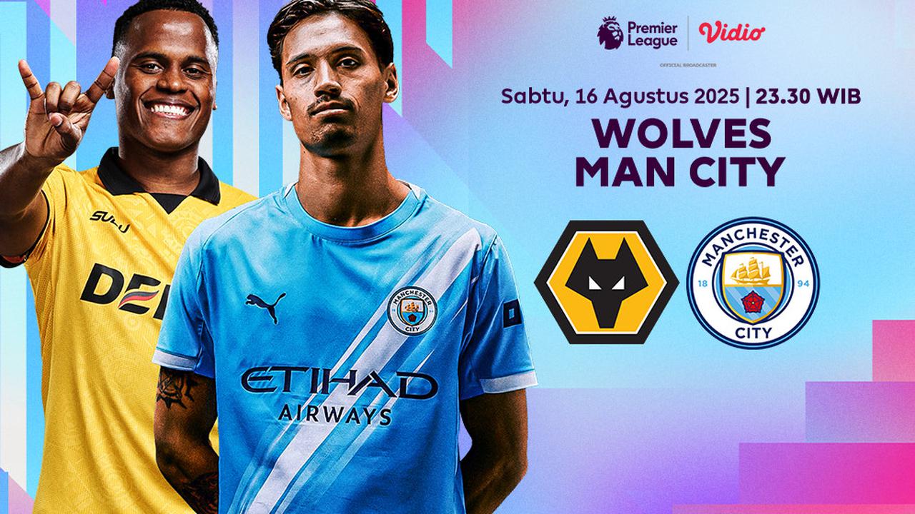 Siaran Langsung Premier League 25/26 Wolves vs Manchester City ...