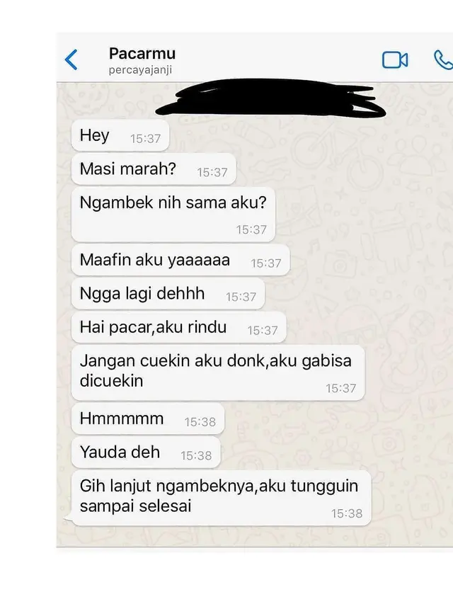 6 Chat Spam Rayu Pacar Agar Tidak Ngambek Lagi Ini Kocak Sekaligus ...