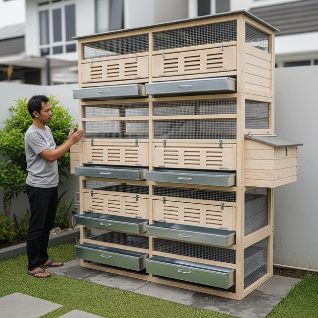 7 Model Kandang Ayam Modern Ventilasi Silang Bebas Lembap, Solusi Anti ...