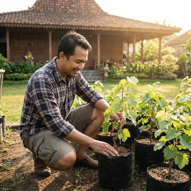 7 Tips Menanam Anggur Organik di Pot Rumah agar Cepat Berbuah dengan ...