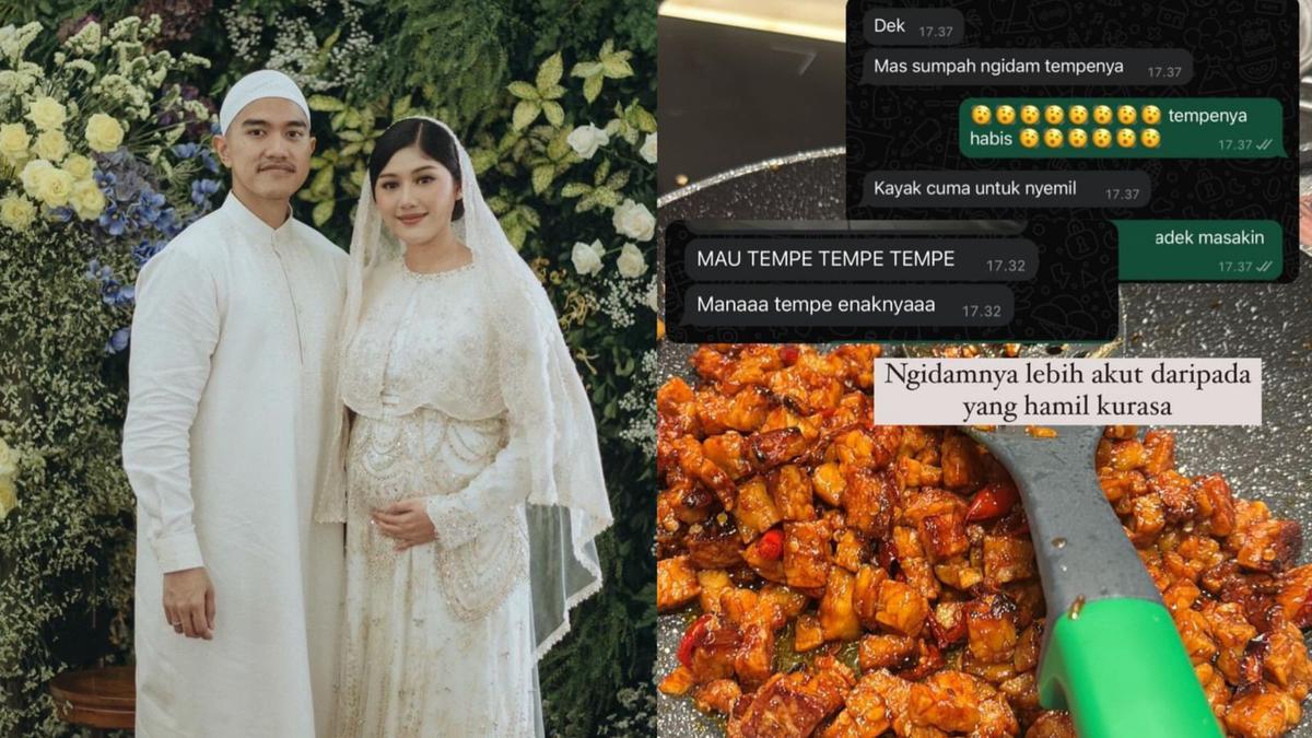 Erina Gudono Hamil, Kaesang Pangarep Ngidam Makan Oseng Tempe ...