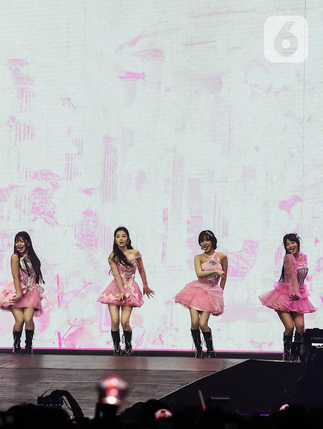 Red Velvet Manjakan ReVeluv di Konser R to V in Jakarta - Foto Liputan6.com