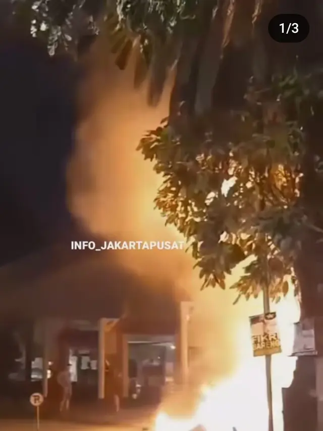 Kebakaran SPBU di Galur Jakpus, Kerugian Ditaksir Capai Rp102 Juta ...