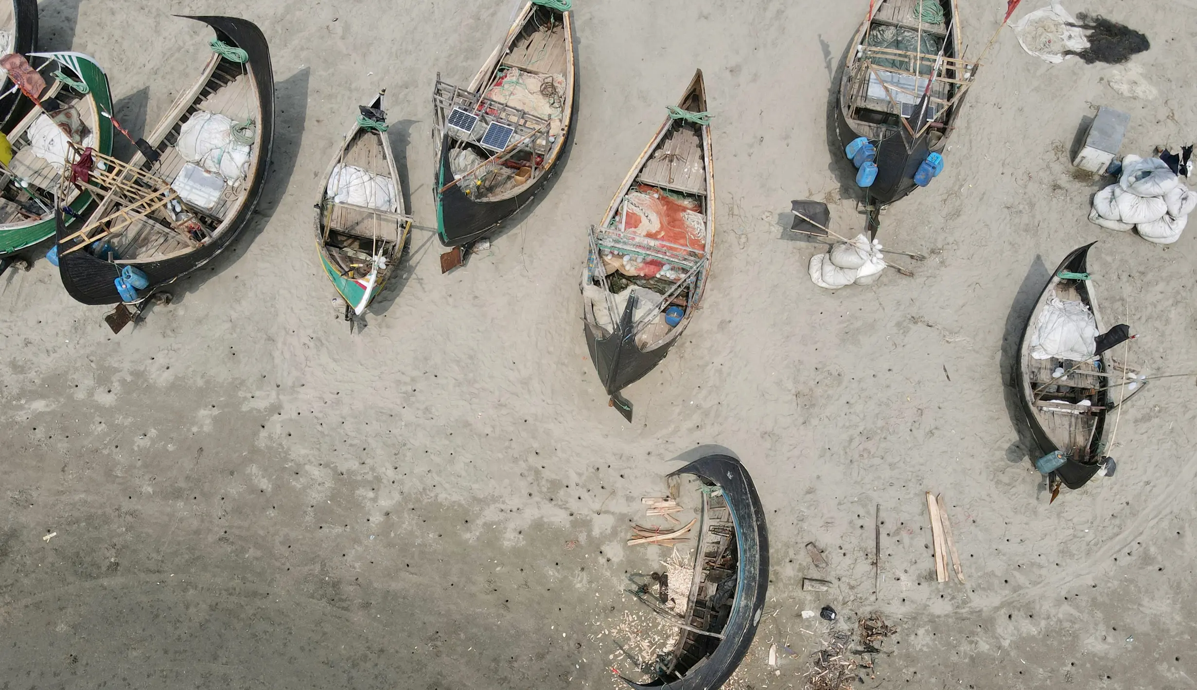 FOTO: Potret Nelayan Teluk Benggala di Bangladesh - Foto Liputan6.com