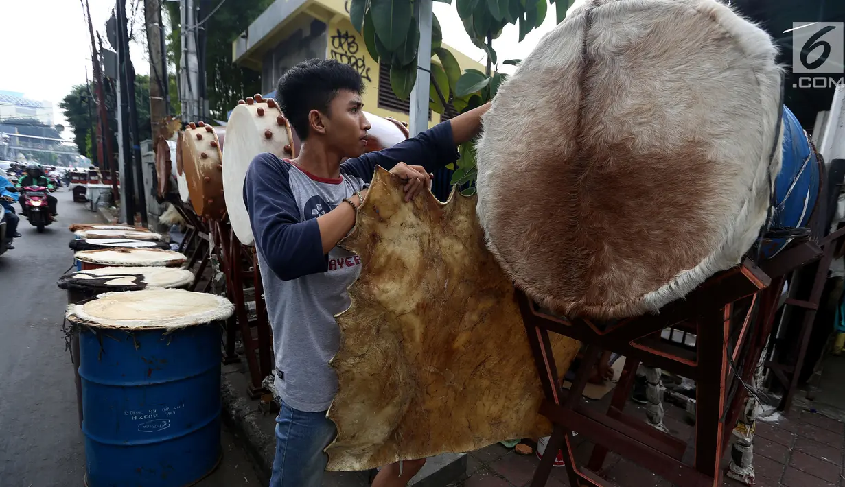Harga Beduk di Tanah Abang Mencapai Rp 15 Juta - Foto Liputan6.com
