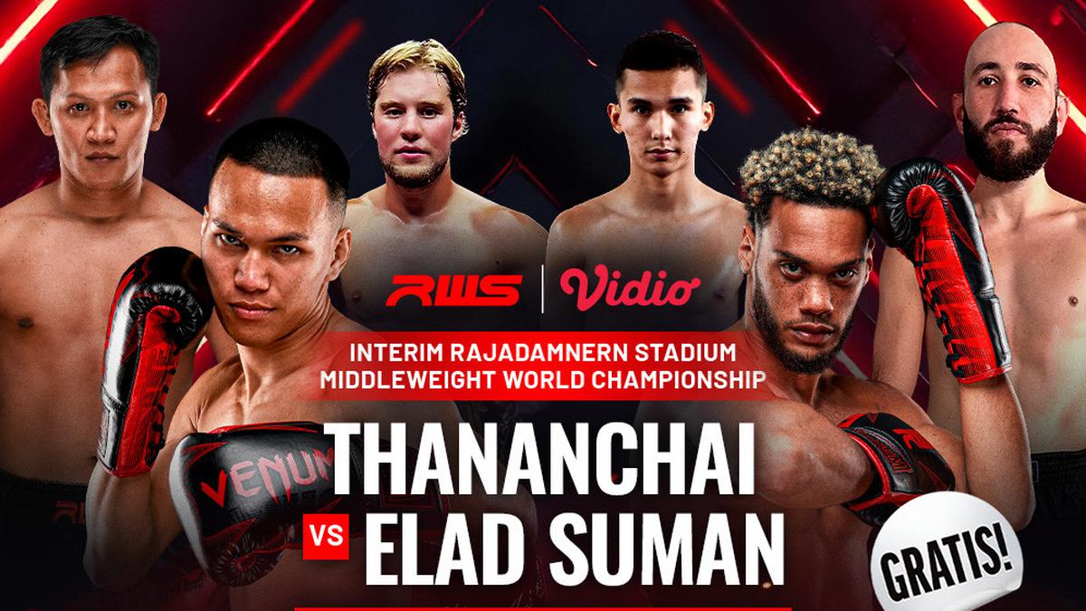 Live Streaming RWS Muay Thai 2025: Thananchai vs Elad Suman, Eksklusif ...