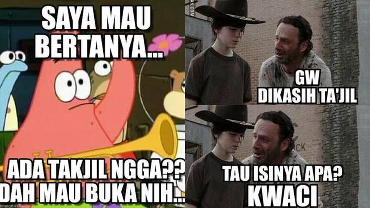 7 Meme Nyeleneh Orang Cari Takjil Gratis di Bulan Ramadhan Ini Kocak