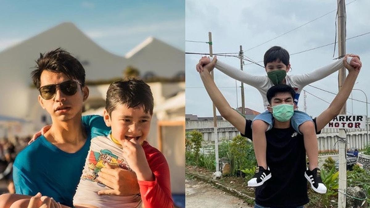 6 Potret Kebersamaan Dimas Ahmad dan Rafathar, Bak Ayah dan Anak - Hot ...