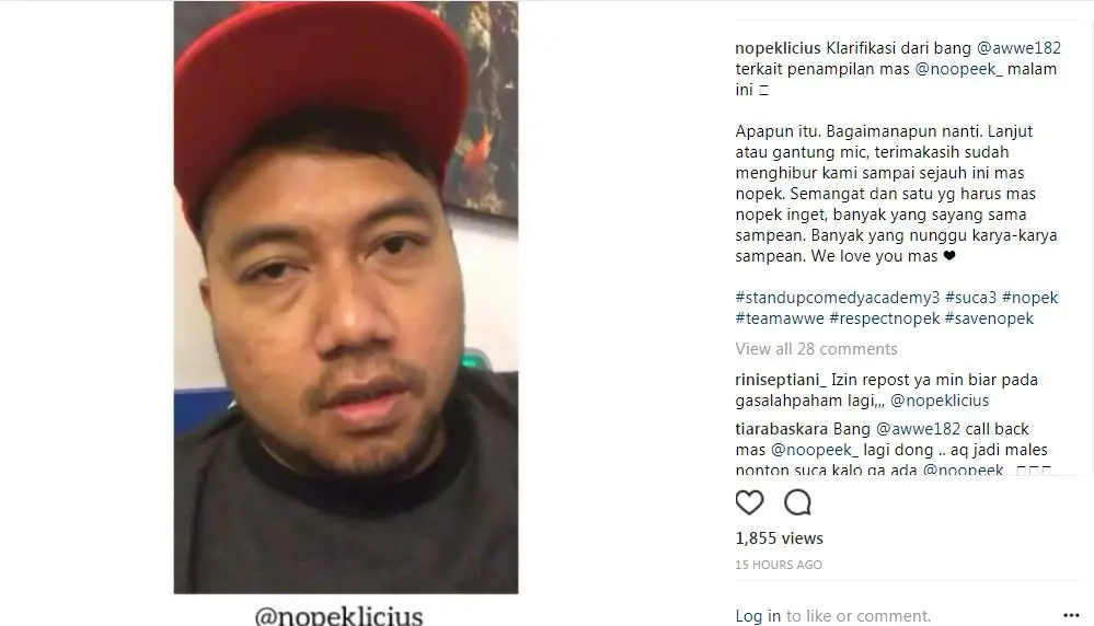 Ini Klarifikasi Mentor Atas Keputusan Nopek Keluar dari SUCA 3 ...