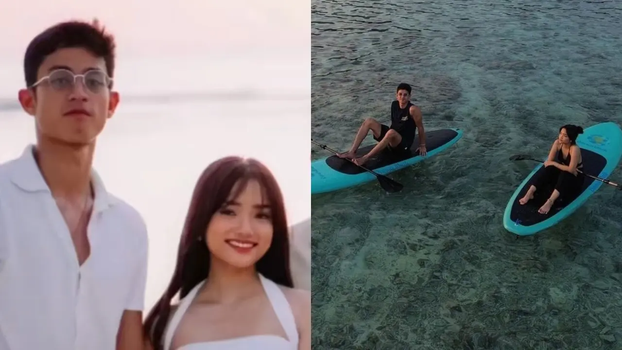 7 Potret Kedekatan Fuji An dan Eldyn Diduga Pacaran, Liburan ke Lombok ...