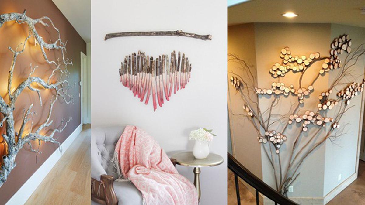 DIY Ranting Pohon Jadi Dekorasi Dinding Rumah, Ini Sekian Idenya ...