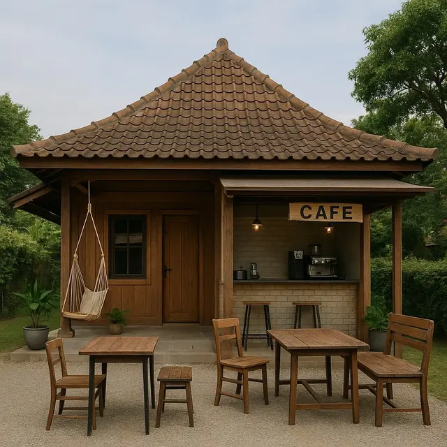5 Model Rumah Minimalis di Kampung dengan Kafe Mini untuk Nongkrong ...