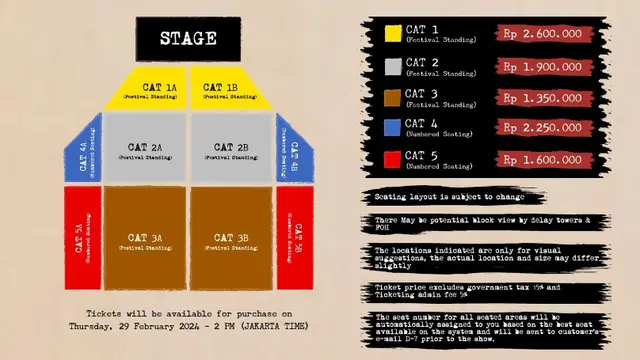 Tiket Konser Avenged Sevenfold di Jakarta Mulai Dijual 29 Februari 2024 ...