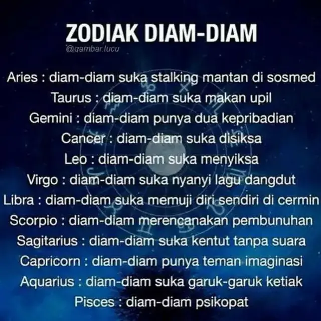 6 Meme Zodiak Ini Kocak Tapi Relate, Bikin Senyum Tipis - Hot Liputan6.com