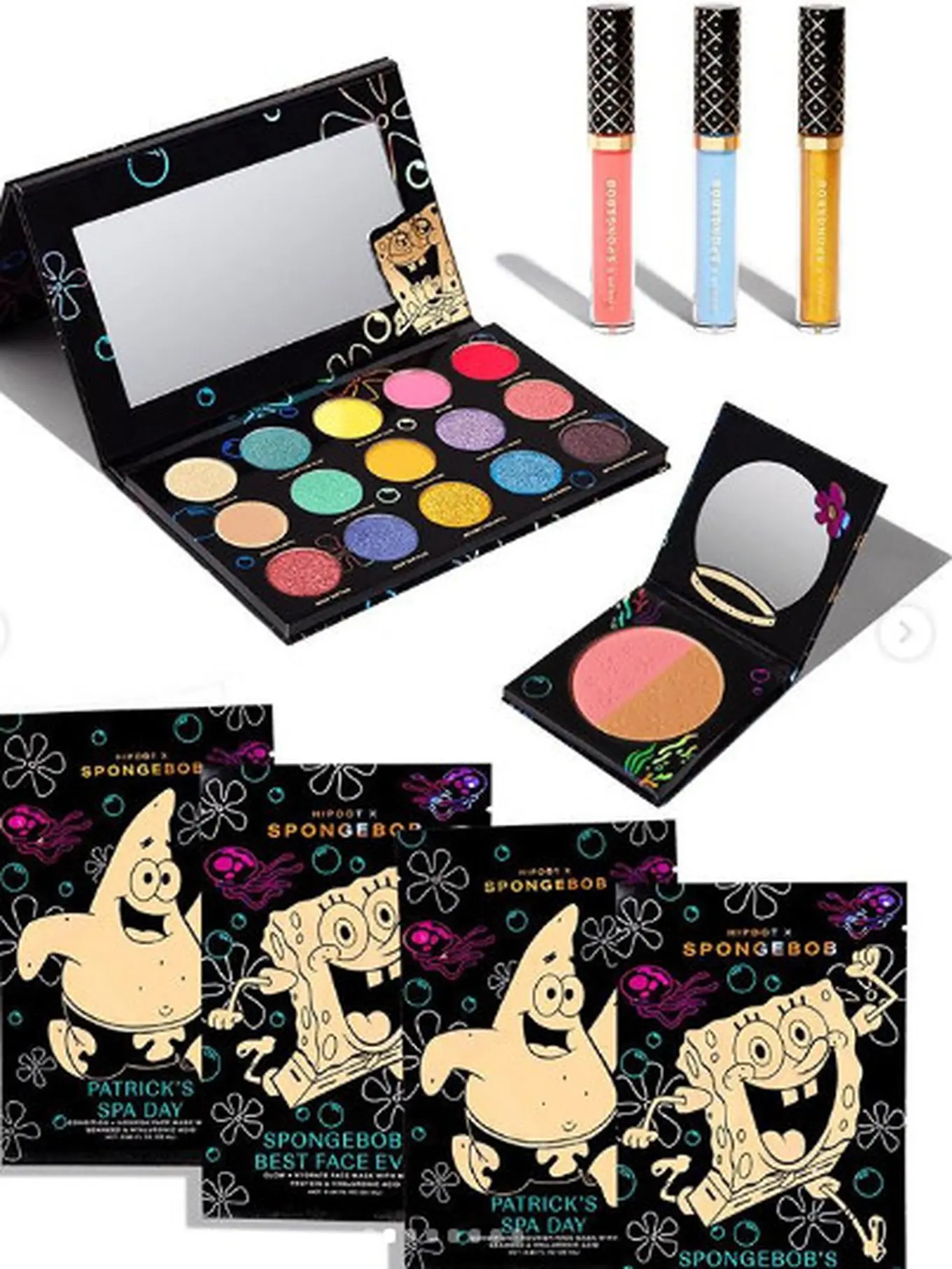Menggemaskan! Koleksi Makeup Spongebob Squarepants Selebrasi 20 Tahun ...