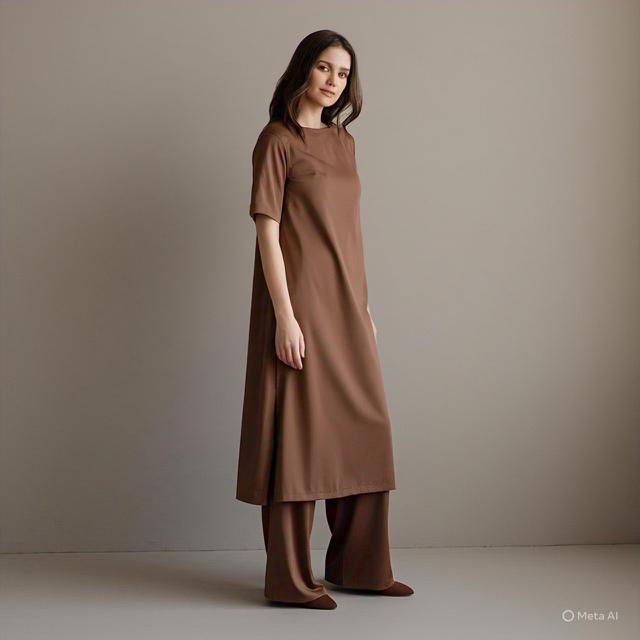 9 Inspirasi Padu Padan Dress dan Celana Panjang, Tampil Stylish Tanpa Ribet