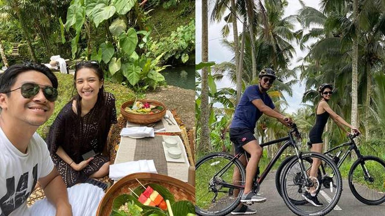 6 Potret Mikha Tambayong dan Deva Mahenra Bulan Madu di Bali