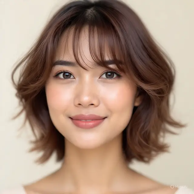 12 Model Rambut Pendek dengan Poni Tipis, Jadi Gaya Versatile ...