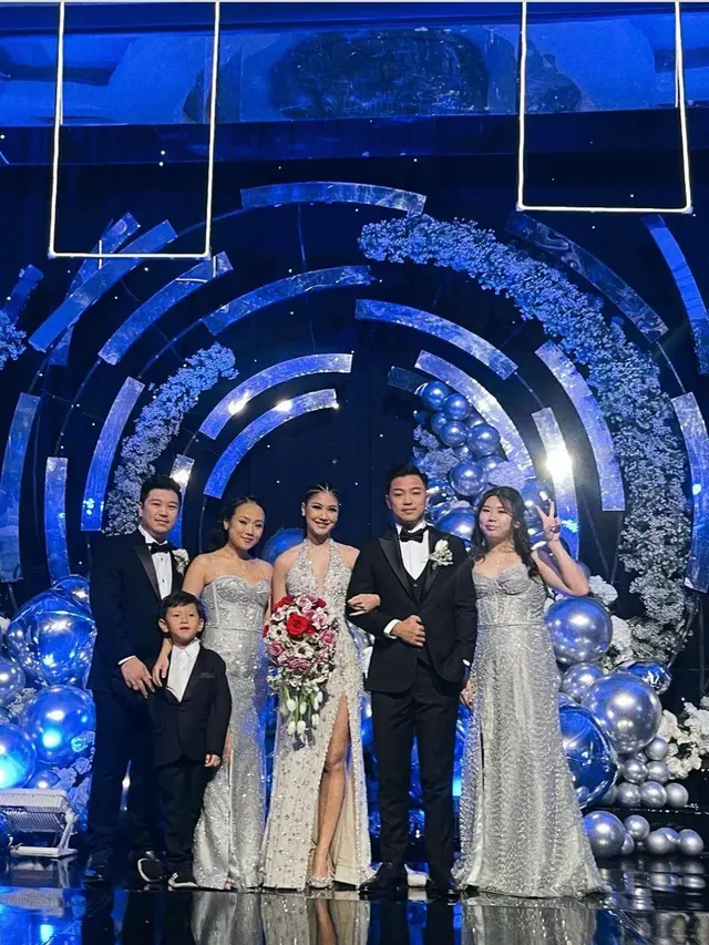 7 Potret Pernikahan Olivia MasterChef yang Mewah, Aksi Pamer Otot Curi ...