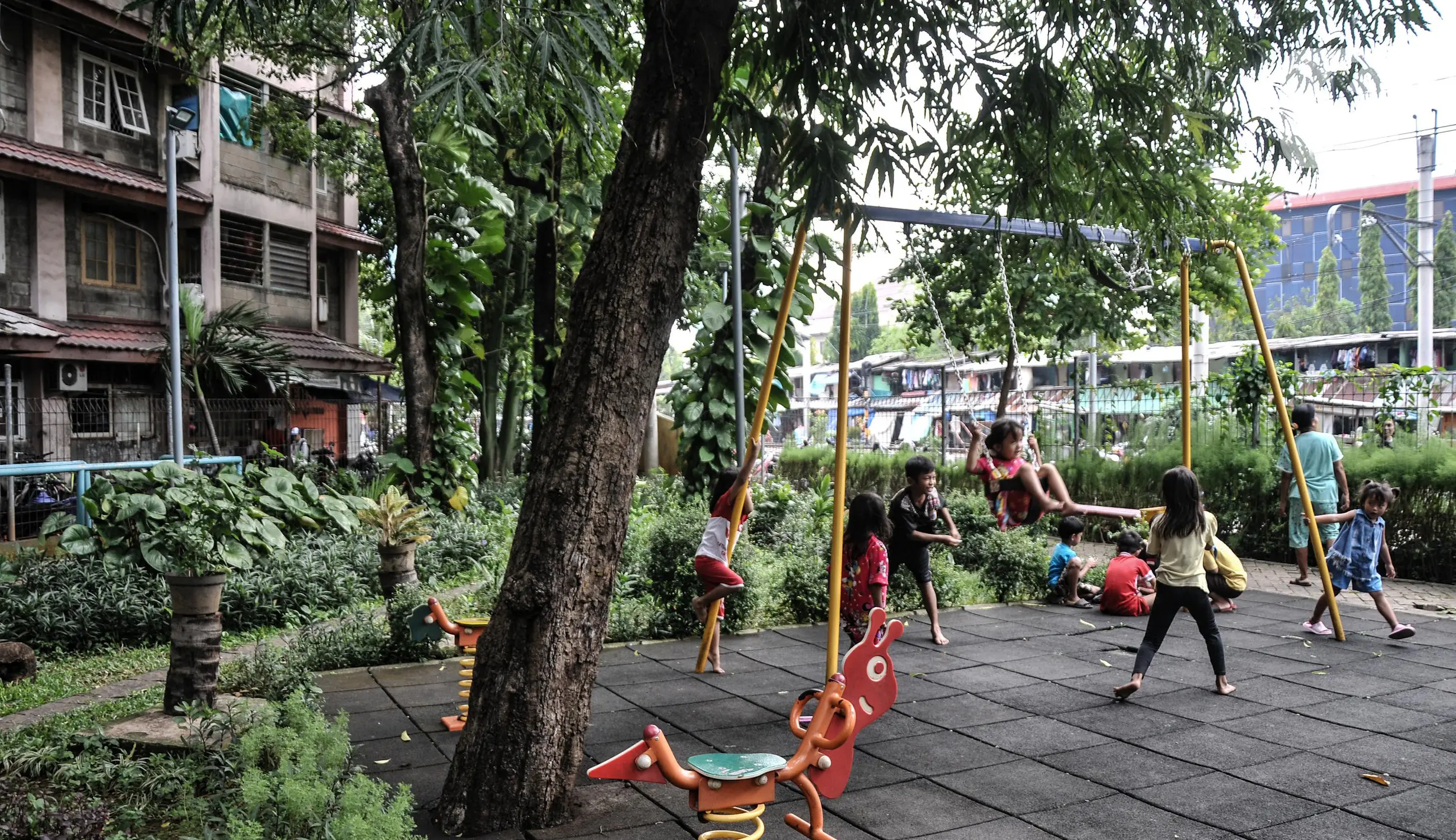 Pembangunan Ruang Publik di Ibu Kota - Foto Liputan6.com