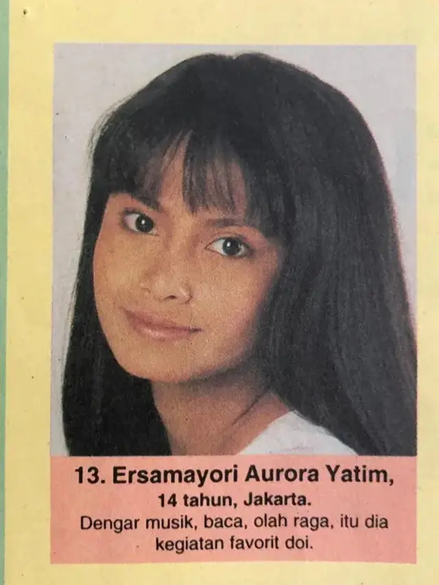 6 Potret Lawas Ersa Mayori Jadi Model Cover Majalah, Juara 1 GADIS ...