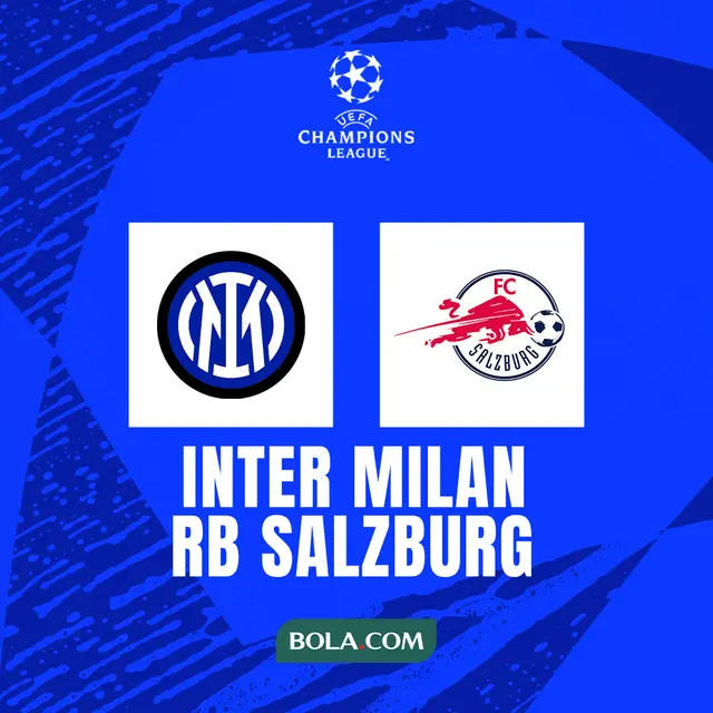 Link Live Streaming Liga Champions di Vidio Malam Ini: Inter Milan Vs RB Salzburg - Dunia Bola.com