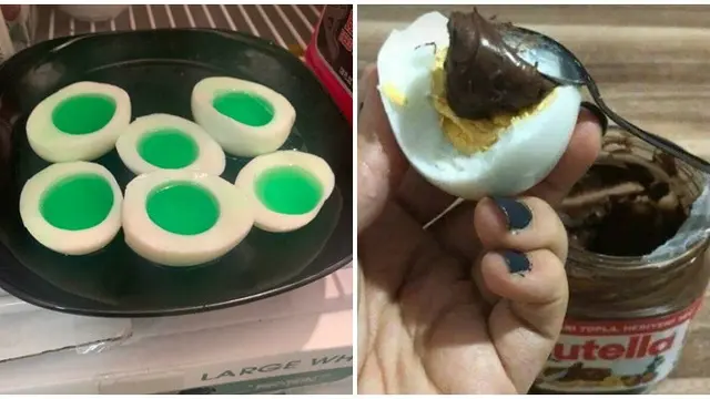 6 Kombinasi Telur Rebus dengan Pendamping Tak Bisa Ini Nyeleneh - Hot Liputan6.com