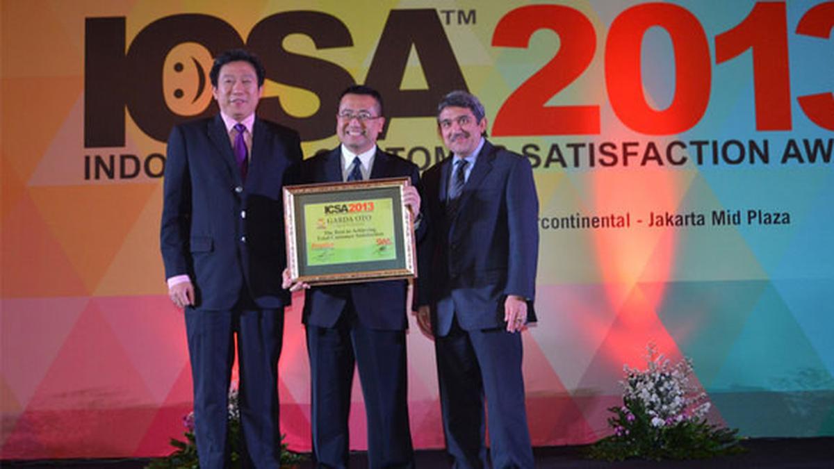 Puaskan Konsumen, Garda Oto Kembali Puncaki ICSA 2013 - Berita Otosia.com