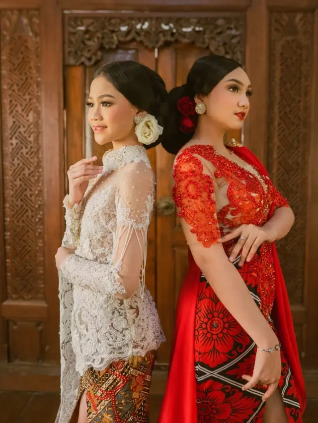 5 Potret Jihan Audy dalam Balutan Kebaya Merah, Curi Perhatian ...