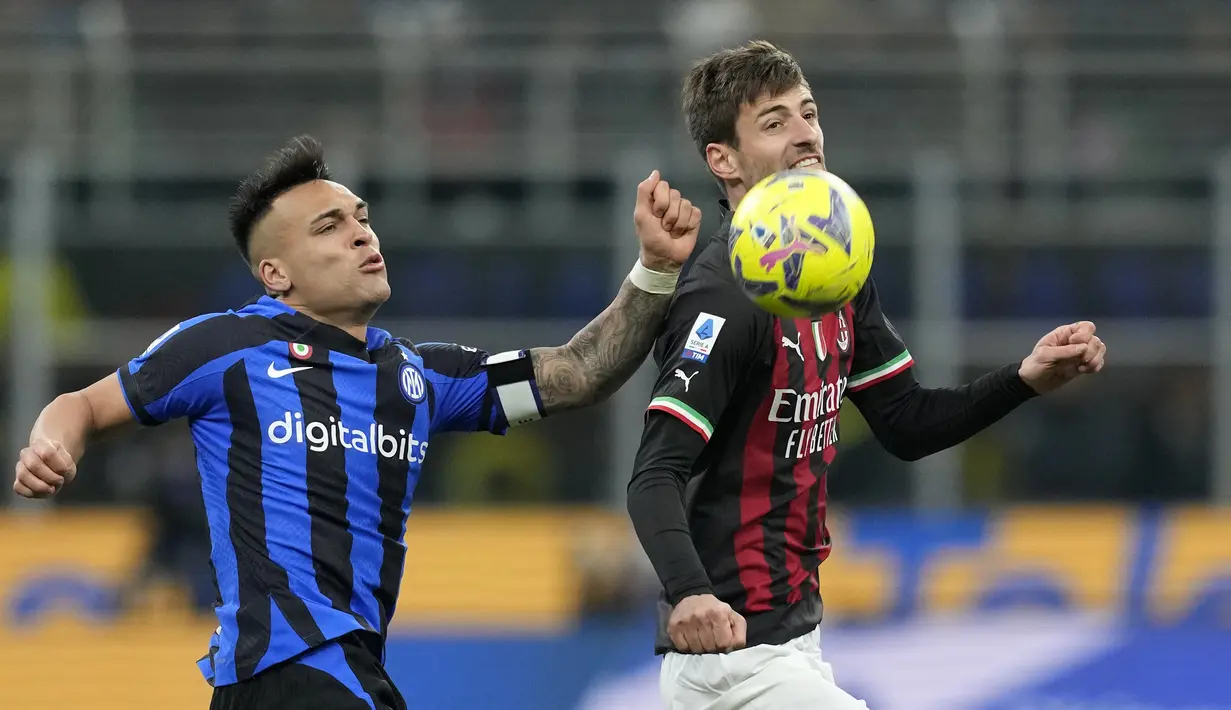 Berkat Sundulan Lautaro Martinez Inter Milan Pecundangi Ac Milan Dan