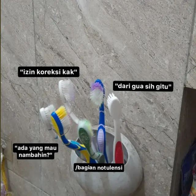 6 Meme Kocak Foto Sikat Gigi Bak Sedang Rapat Ini Bikin Ngakak - Hot Liputan6.com