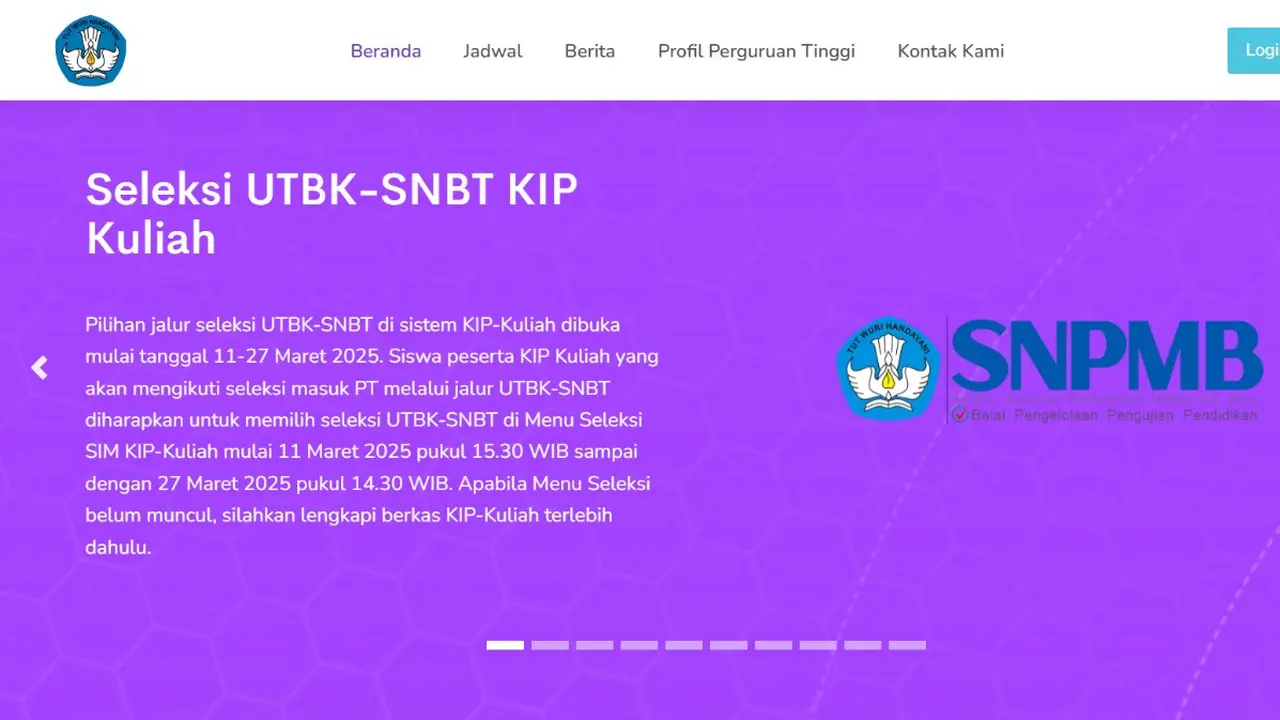 Apakah Status KIP Kuliah Terdaftar Tetap Bayar UTBK?