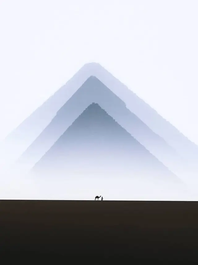 Menakjubkan, 6 Foto Piramida Giza Ini Hasilnya Diubah Jadi Efek ...