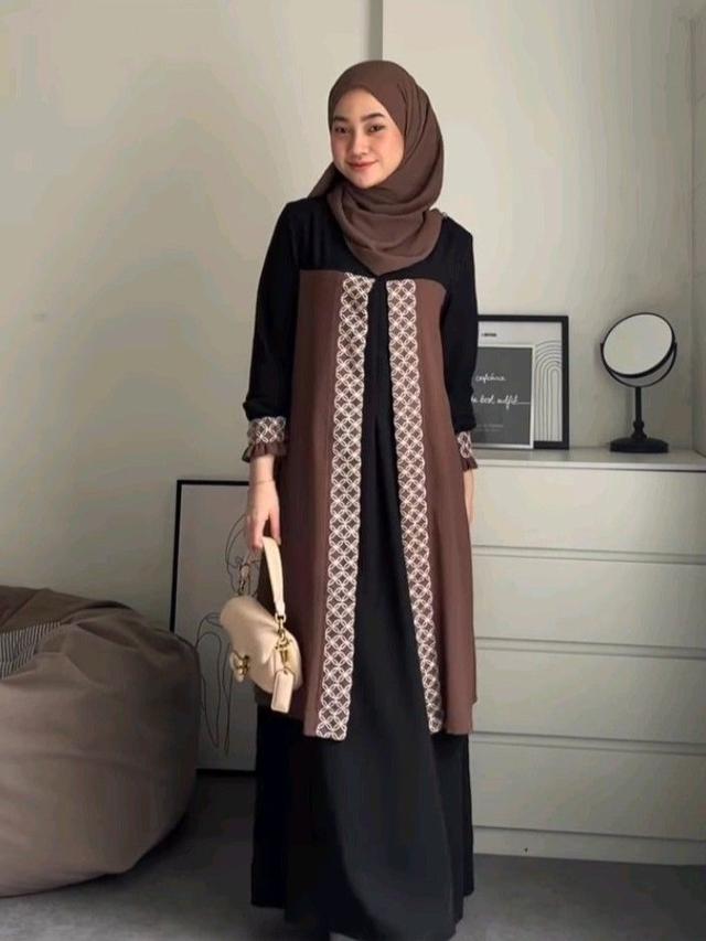5 Rekomendasi Model Gamis Batik Kantor 2025, Pilihan Tepat untuk Tampil ...