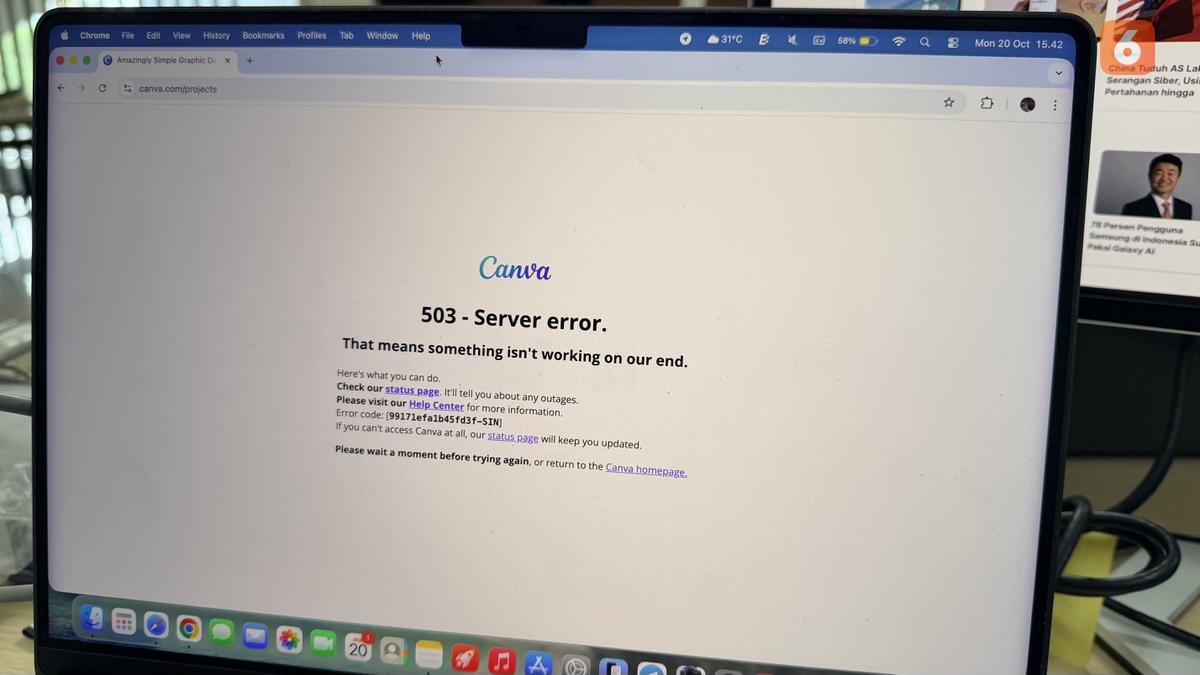 Berita Canva Error Hari Ini - Kabar Terbaru Terkini | Liputan6.com