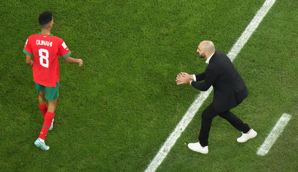 Foto: Mengenal Sosok Walid Regragui, Pelatih Timnas Maroko yang Terus ...