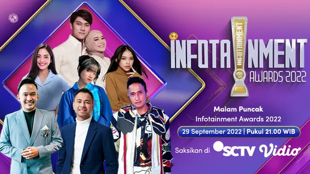 Link Streaming Malam Puncak Infotainment Awards 2022 di Vidio, Kamis 29 September 2022 ...