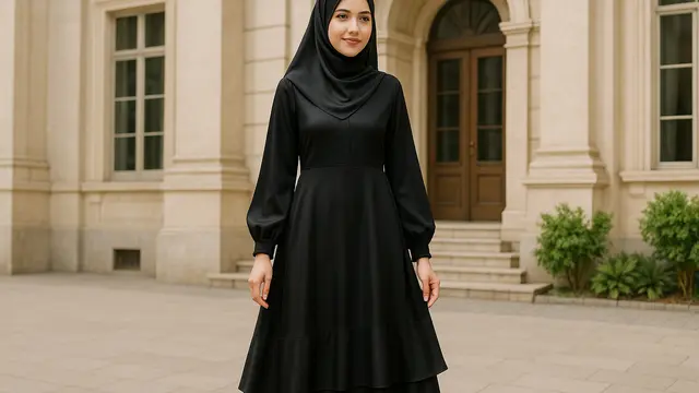 12 Inspirasi Dress Hitam Berlayer yang Bikin Penampilan Makin Anggun ...