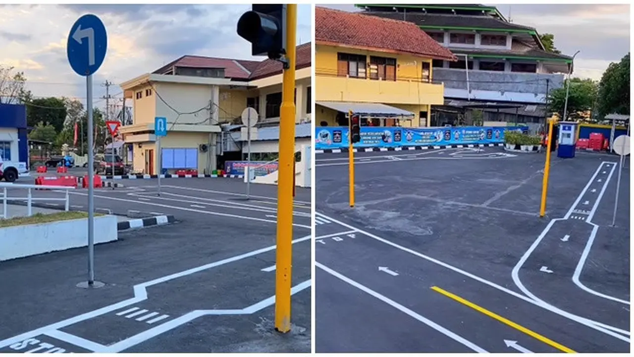 Ini Lintasan Baru Ujian SIM C Pengganti Zig Zag dan Angka 8 - News ...