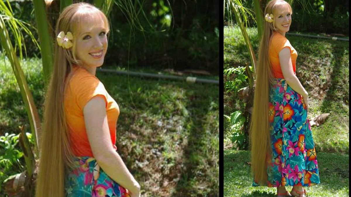 Rambut Sepanjang 1,6 Meter, Ini Rapunzel di Kehidupan Nyata?