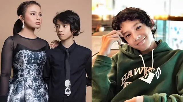Beranjak Remaja, Ini 7 Potret Ganteng Rizky Langit Ramadhan Anak Rossa ...